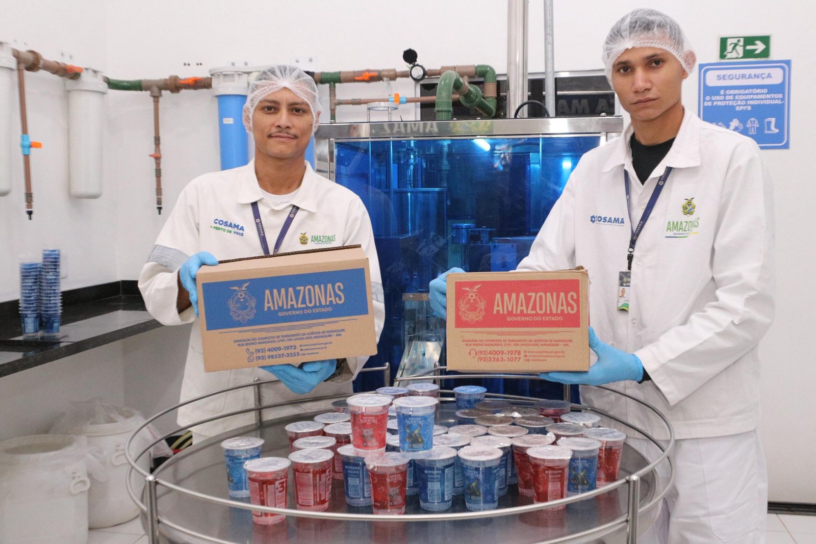 Amazonas começa processo de envasamento de copos temáticos ‘Água nas ...